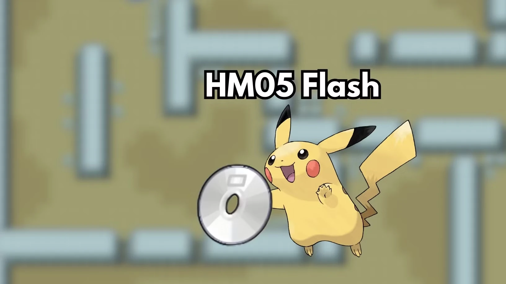 Localização do HM05 (Flash) em Pokémon FireRed e LeafGreen Portal do Pixel