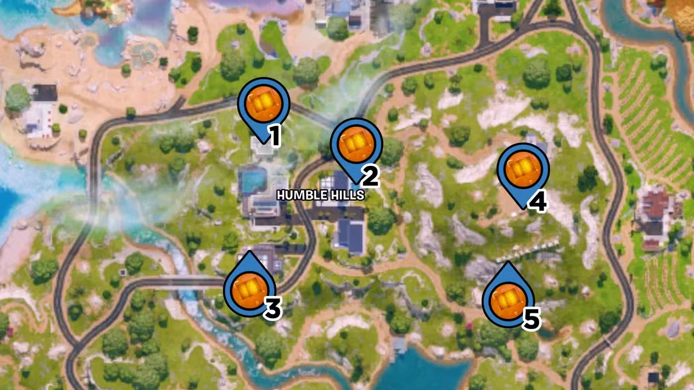 Localizações dos Cubos do Caos em Fortnite — Capítulo 7 Temporada 2 ...